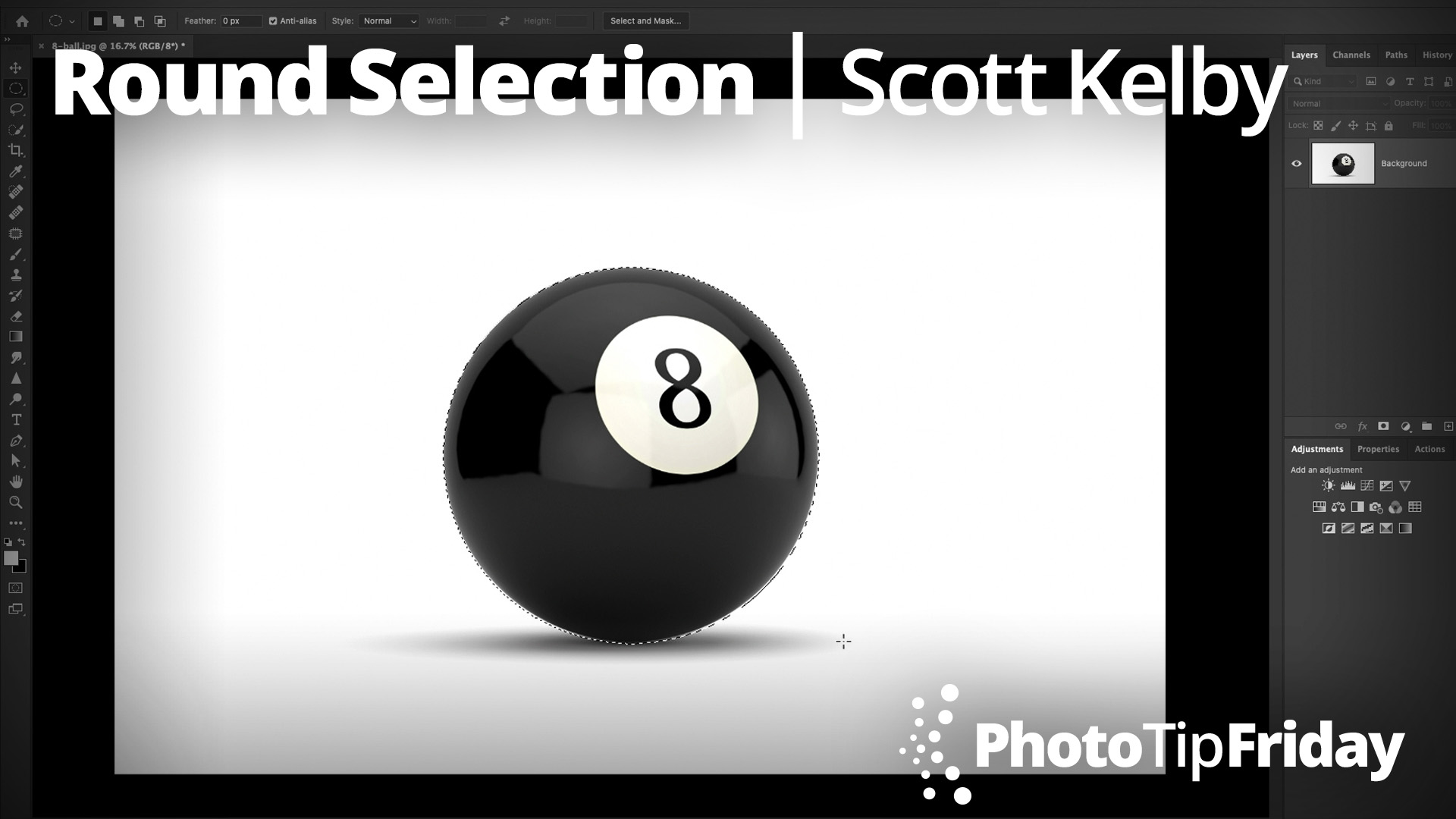 Round Selection with Scott Kelby | Photo Tip Friday - KelbyOne Insider
