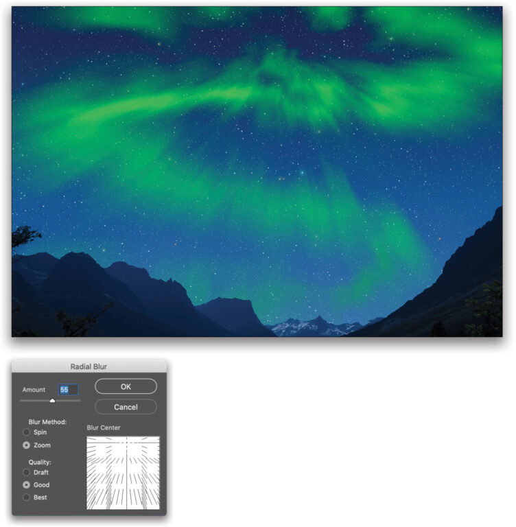 Create Night Skies with Auroras from Scratch in Photoshop by Bret ...