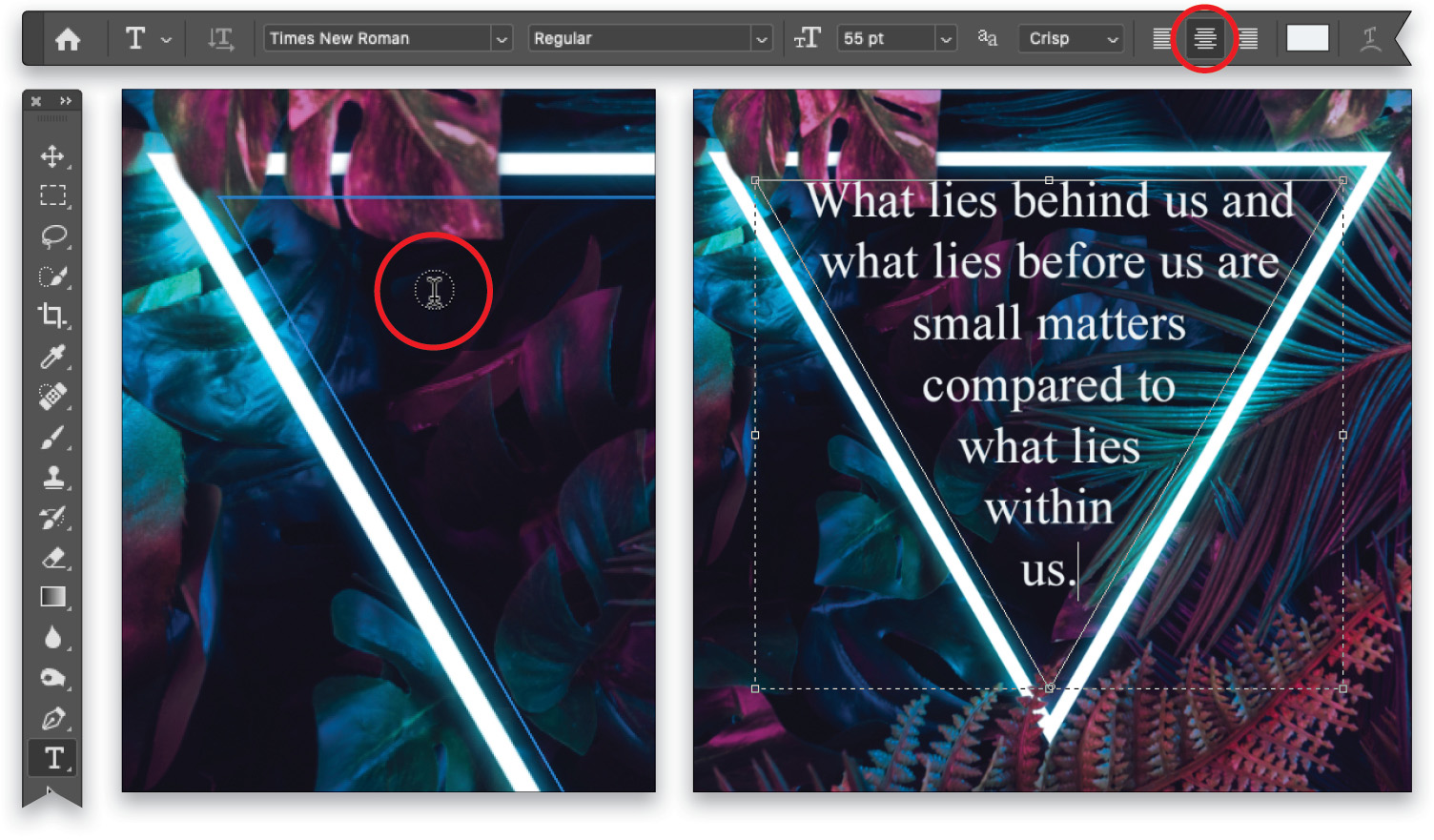 Create Text Inside a Shape in Photoshop by Lesa Snider - KelbyOne Insider