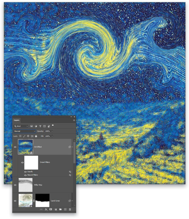 Use Neural Filters to Create Starry Night-Inspired Digital Artwork by ...