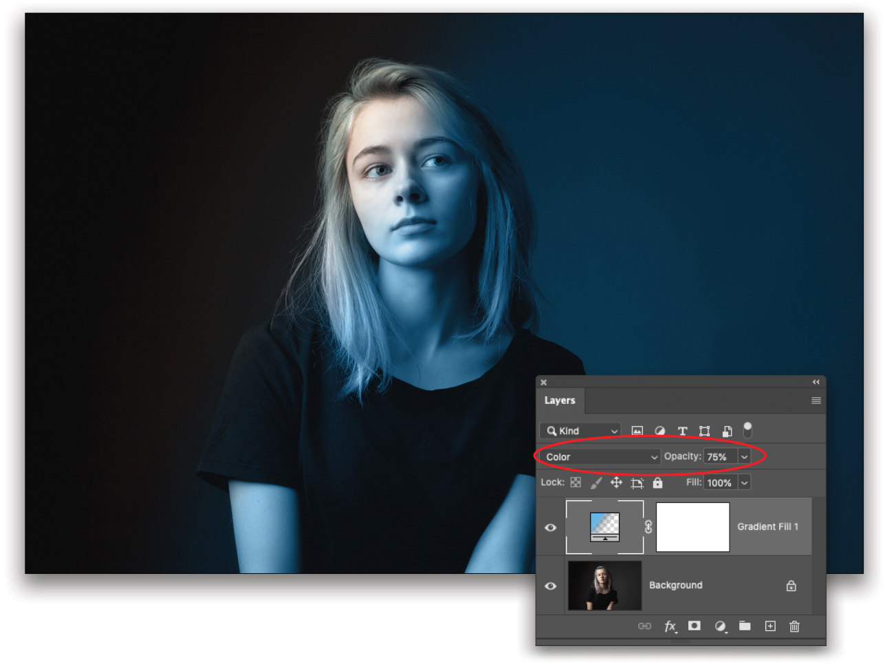 Simulating Colored Studio Lighting in Photoshop by Lesa Snider - KelbyOne Insider