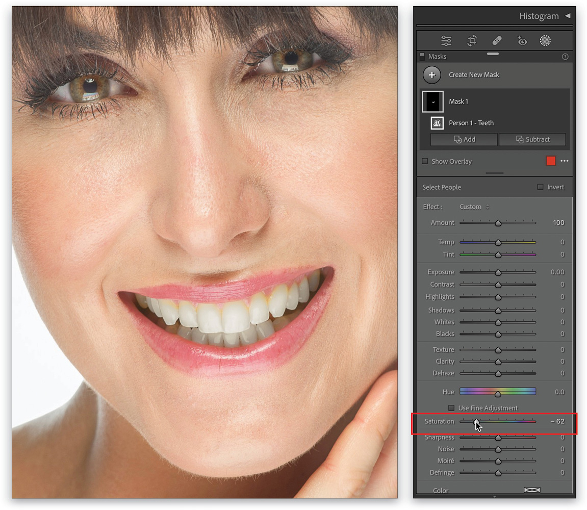 Retouching Teeth, Hair, and Eyes in Lightroom Classic by Scott Kelby - KelbyOne Insider