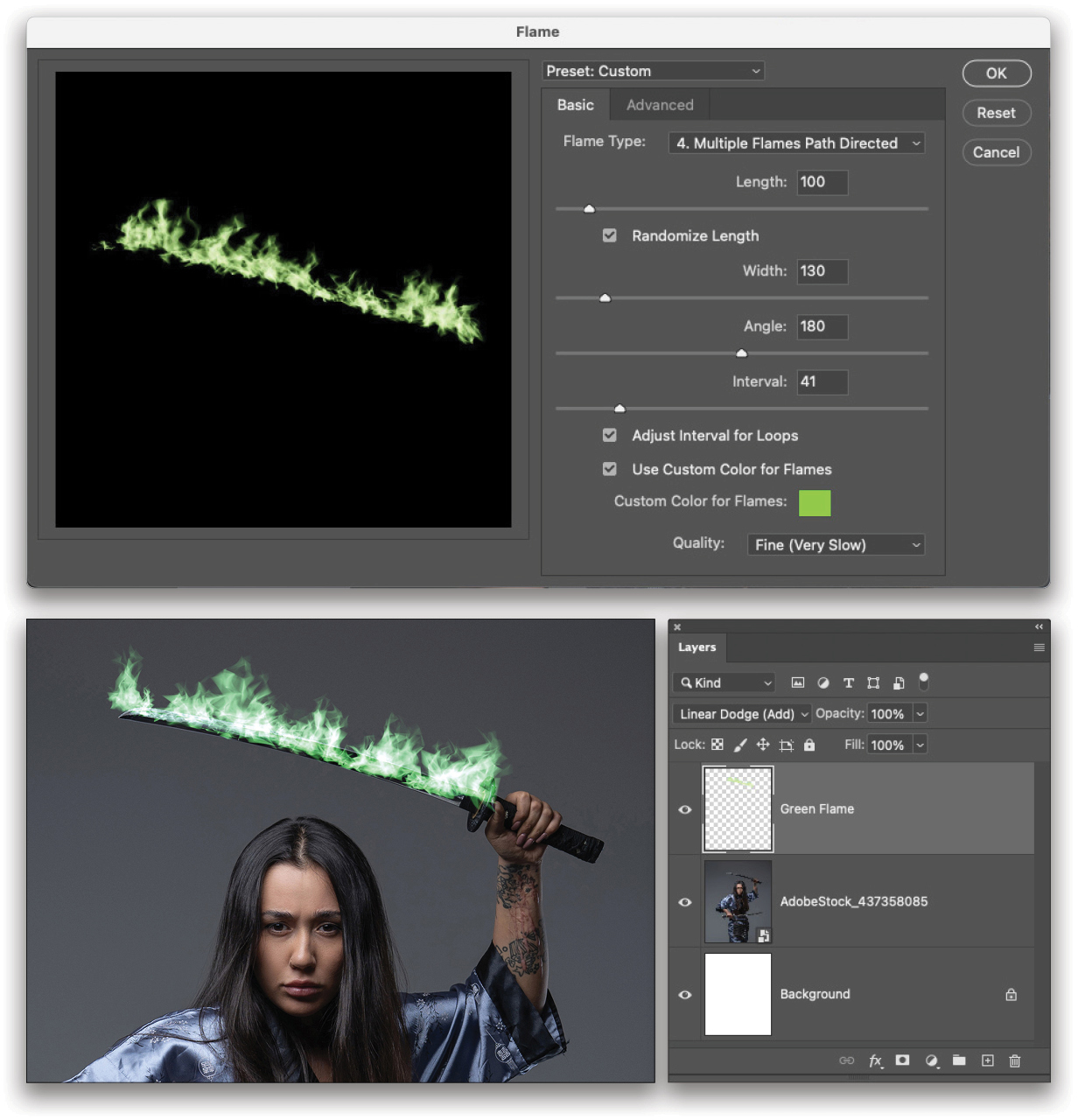 Craft A Flaming Sword Effect by Kirk Nelson - KelbyOne Insider