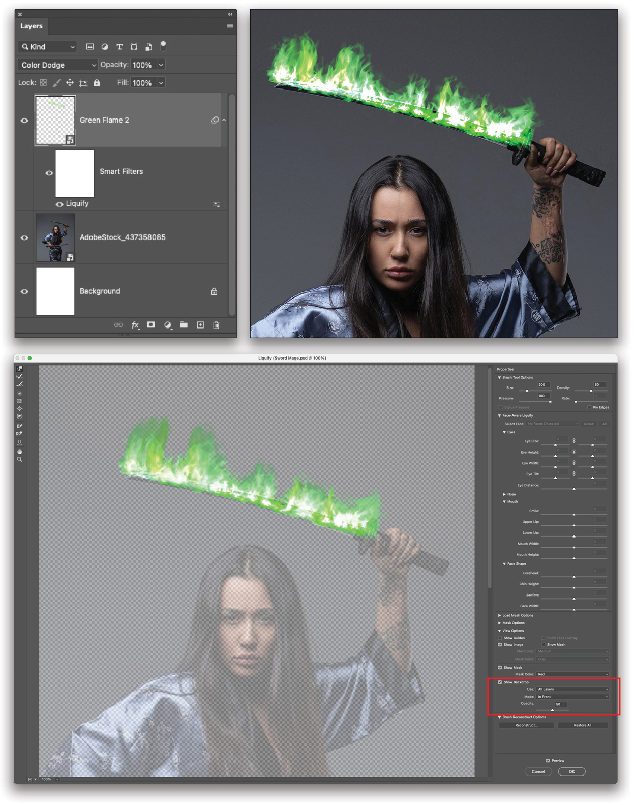 Craft A Flaming Sword Effect by Kirk Nelson - KelbyOne Insider
